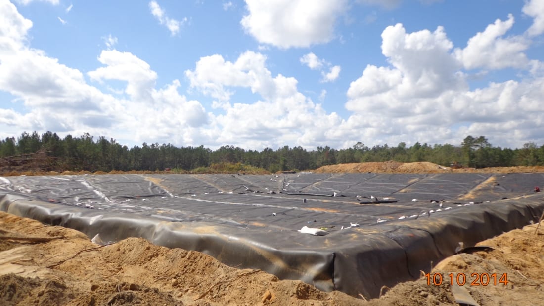 COMANCO Lining Leachate Collection Ponds in Alabama | COMANCO