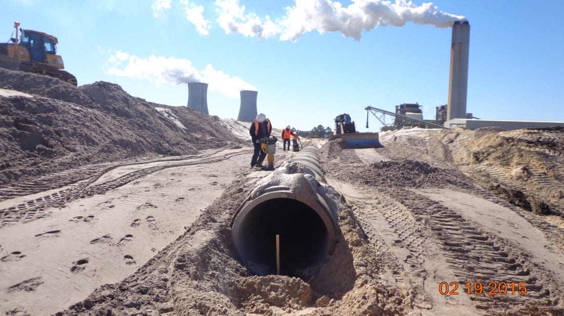 Geosynthetics Going Down at Seminole Generating Station Expansion - COMANCO