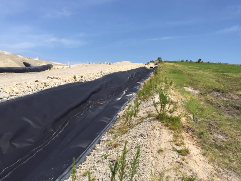 COMANCO Completes Ditch Liner | COMANCO