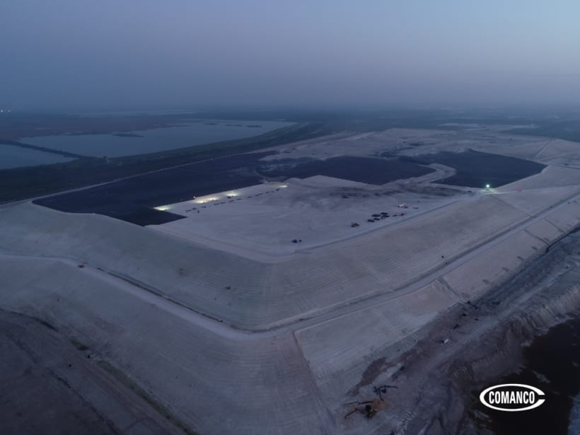 COMANCO continues to impress at a North Florida Gypsum Stack