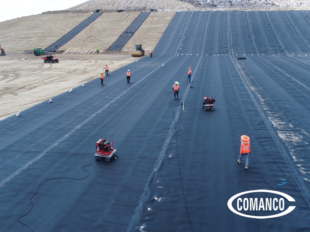 Landfill Cell Liner Installation - COMANCO